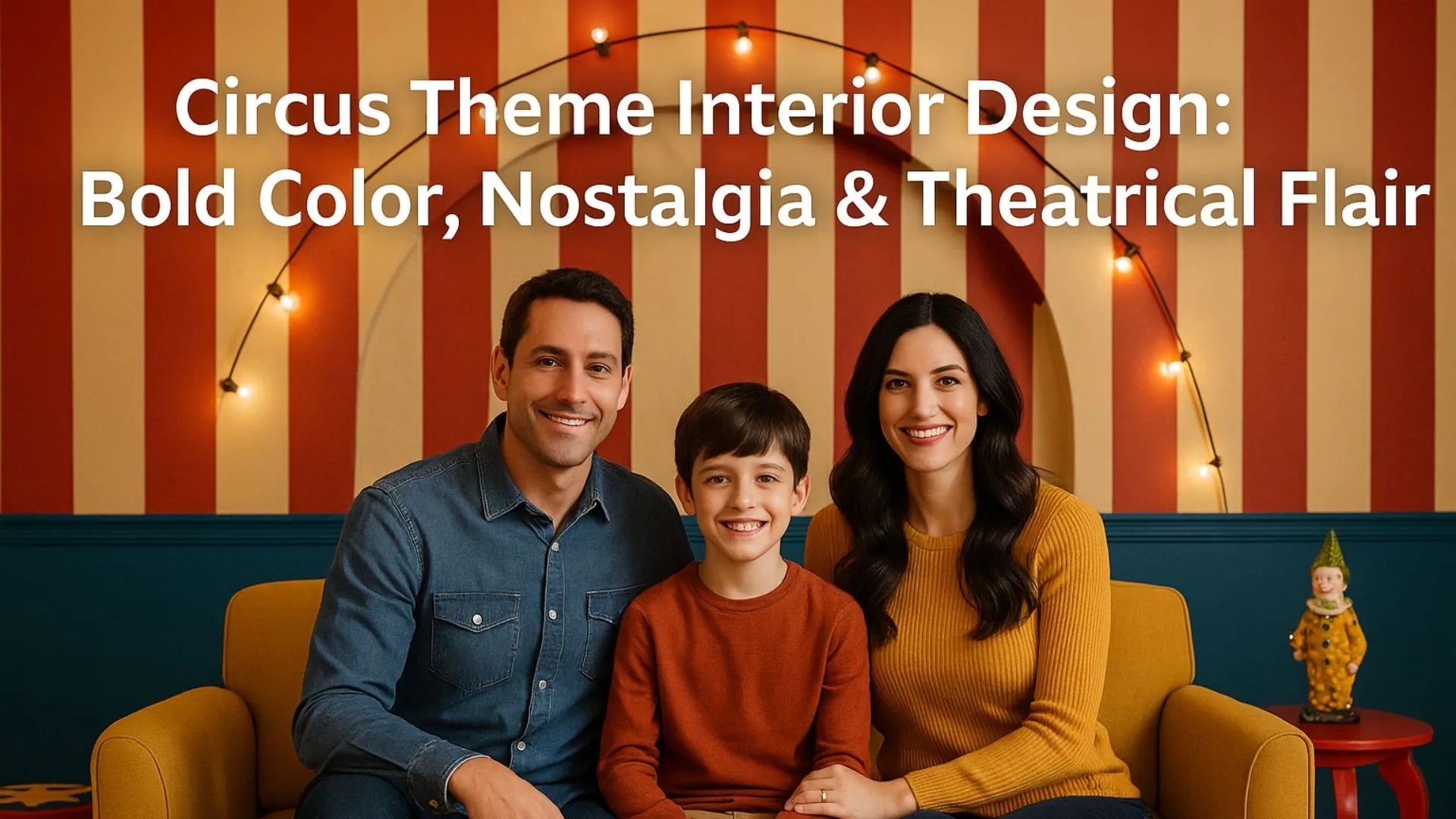 Circus Theme Interior Design: Bold Color, Nostalgia & Theatrical Flair ...