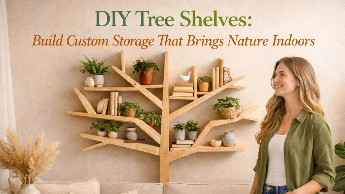 DIY Tree Shelves: Build Custom Storage That Brings Nature Indoors ...