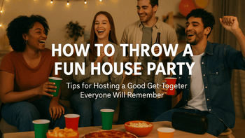 How to Throw a Fun House Party: Tips for Hosting a Good Get-Together ...