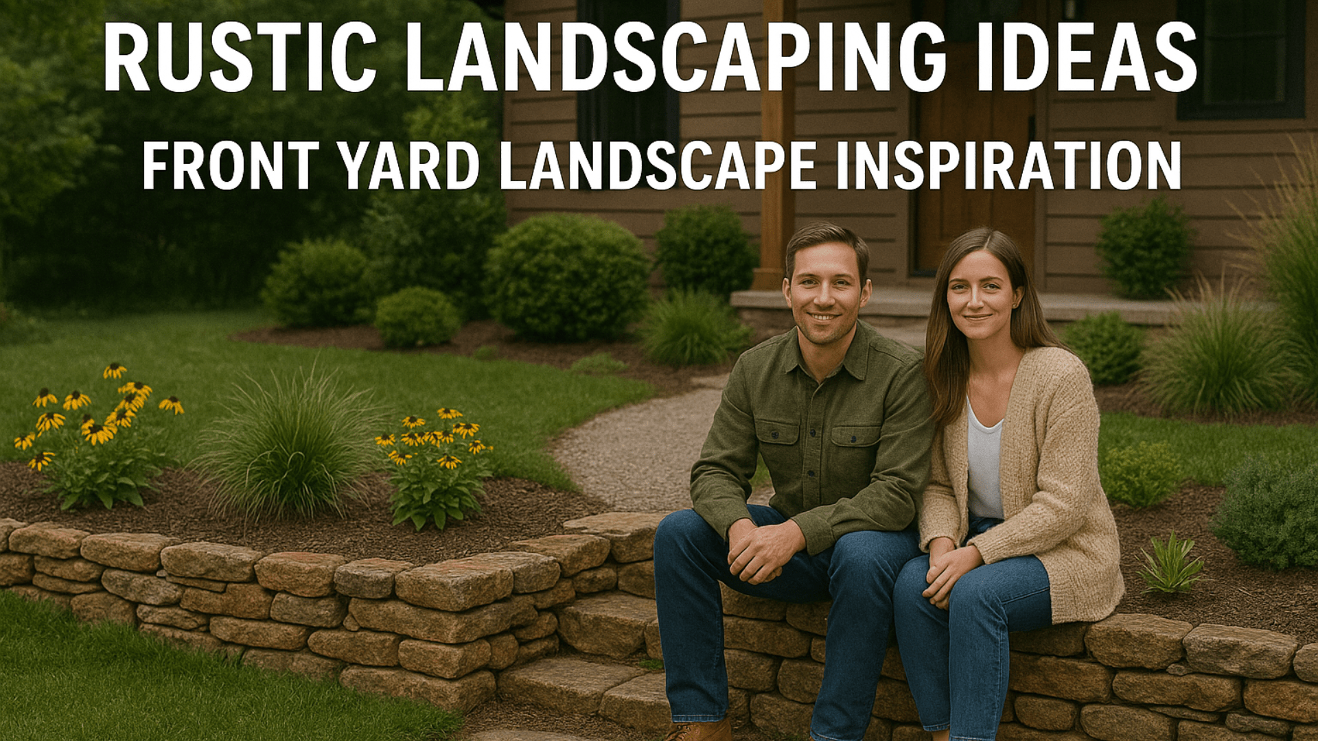 Rustic Landscaping Ideas: Front Yard Landscape Inspiration – Dazzleree