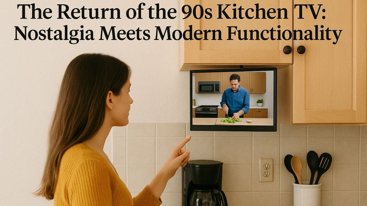 The Return of the 90s Kitchen TV: Nostalgia Meets Modern Functionality ...
